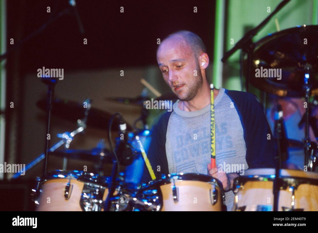 Moby performing at the Homelands festival 2000, Winchester, Hampshire ...