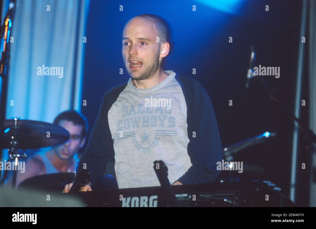 Moby performing at the Homelands festival 2000, Winchester, Hampshire ...
