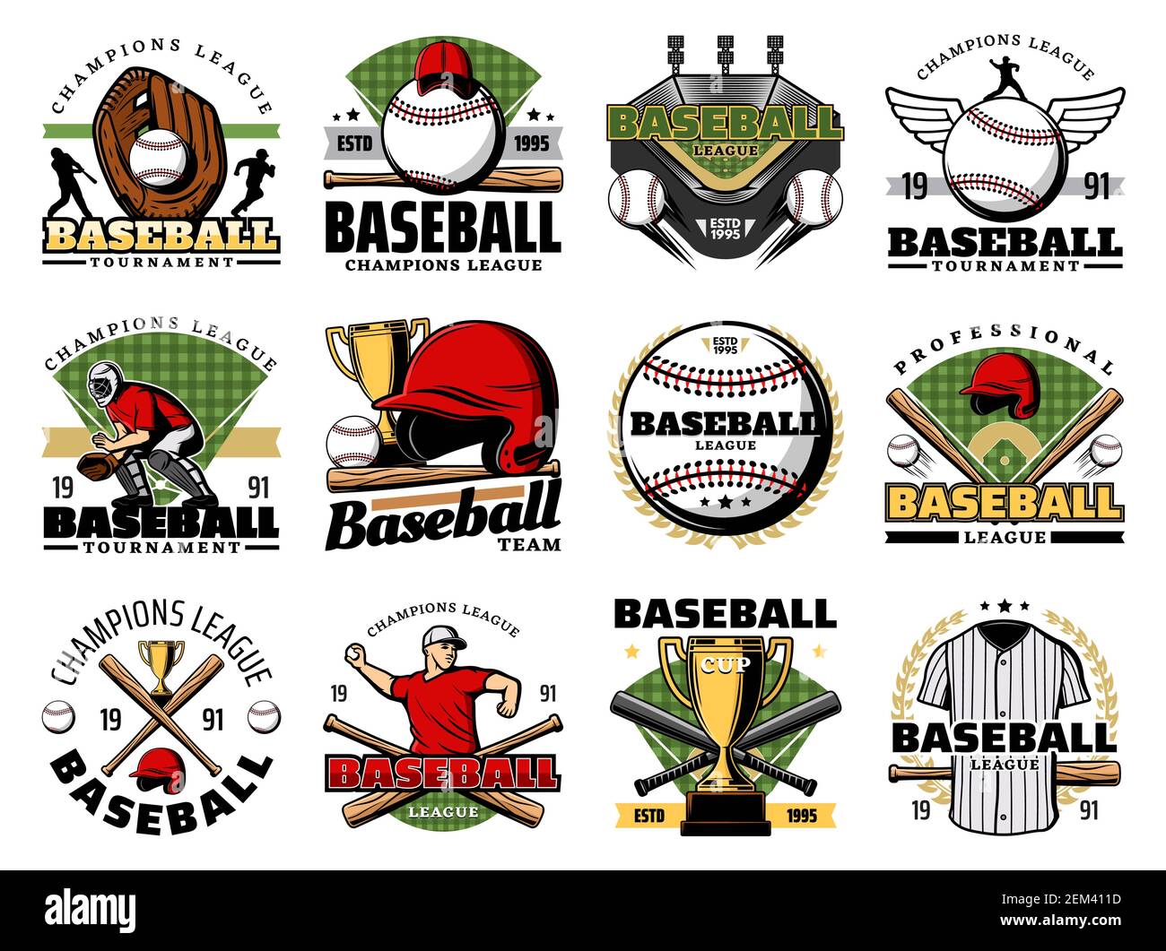 Batter and pitcher Stock Vector Images - Alamy