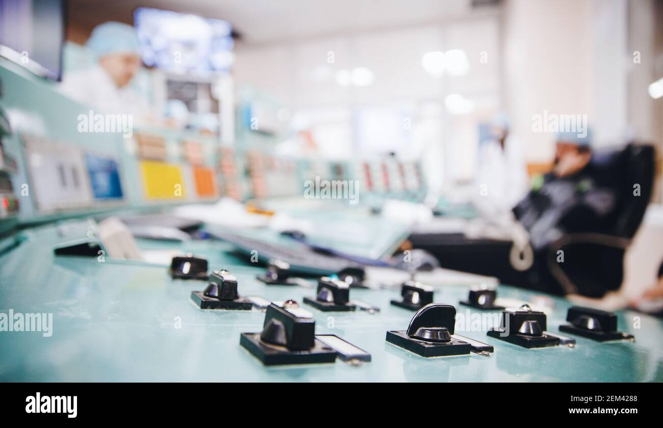 Power plant control room switches hi-res stock photography and images ...