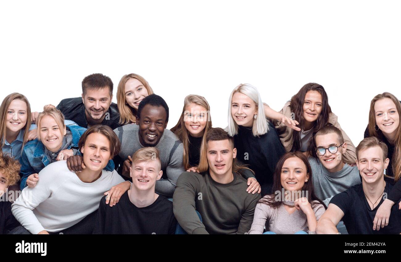 big group of friends hugging each other Stock Photo - Alamy