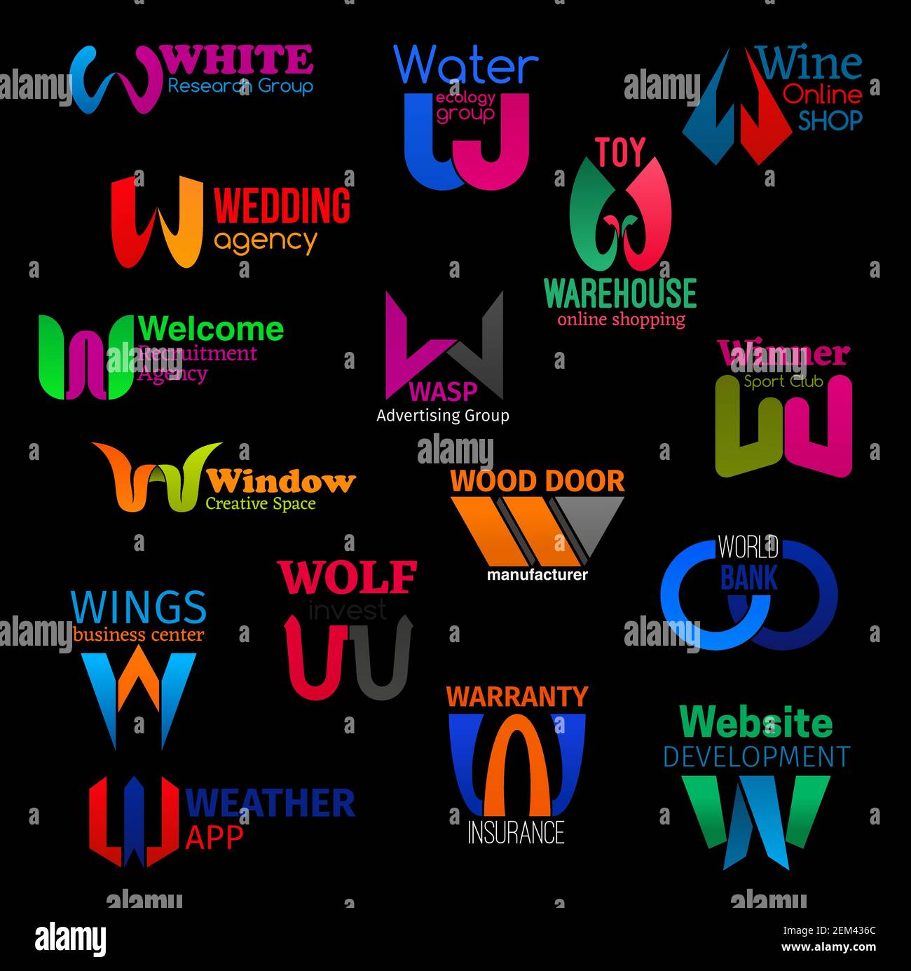 Recruitment agency window Stock Vector Images - Alamy