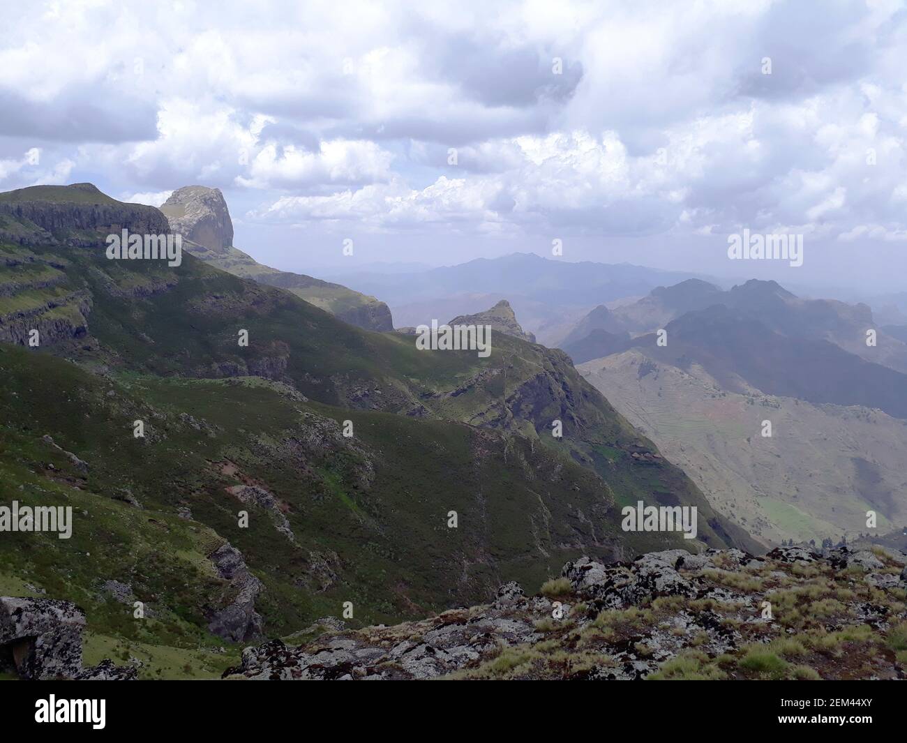 Semien Mountains of Ethiopia Scene Stock Photo - Alamy