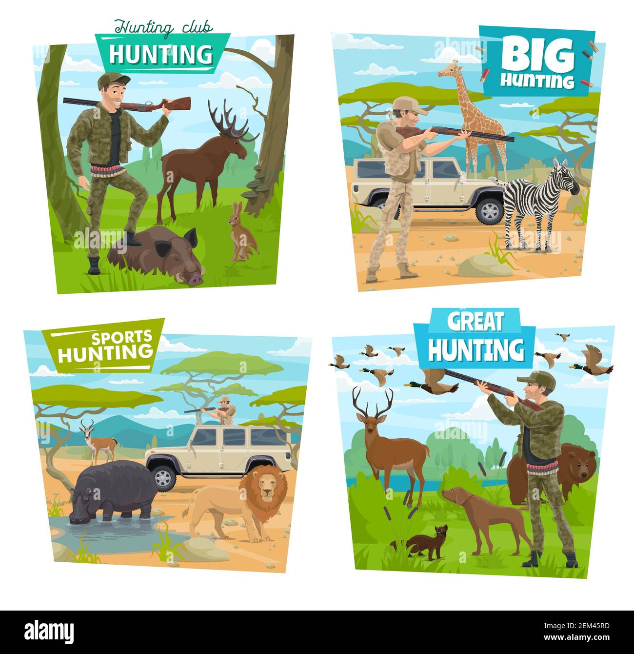 Huntsman huntsmen Stock Vector Images - Alamy