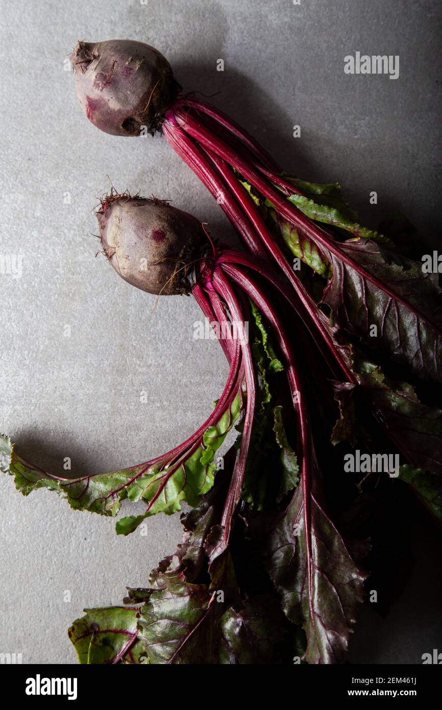 Fresh organic beet, beetroot on dark background Stock Photo - Alamy