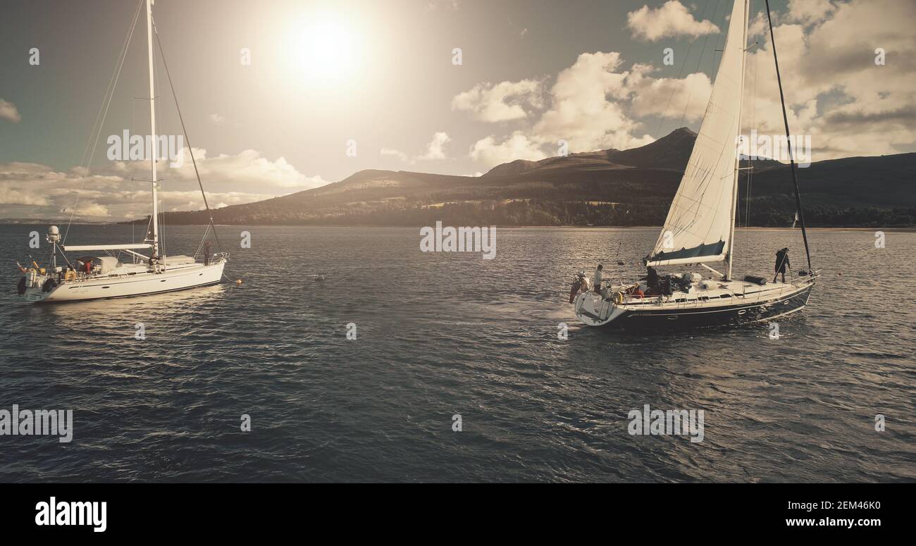 Cinematic epic shot ship sailing hi-res stock photography and images ...