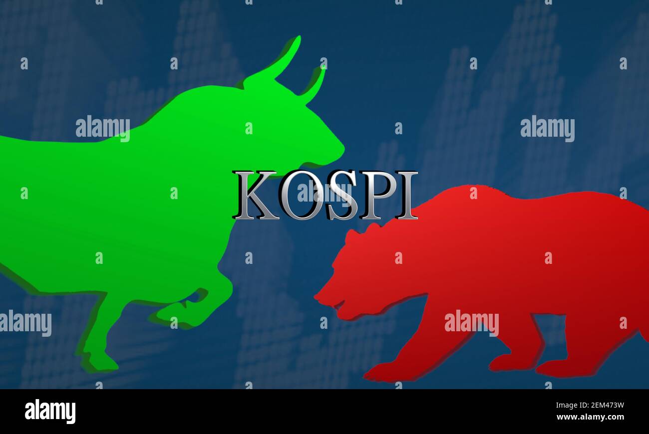 The Korea Composite Stock Price Index or KOSPI is volatile and shows ...