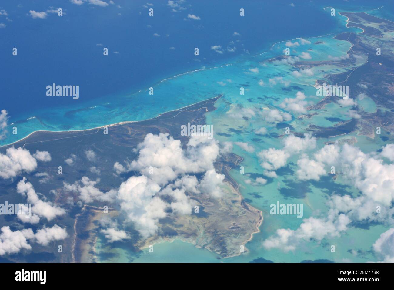 Caribbean sea aerial hi-res stock photography and images - Alamy