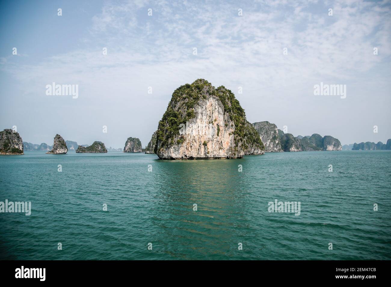Views of Halong Bay in north Vietnam. From a series of travel photos ...