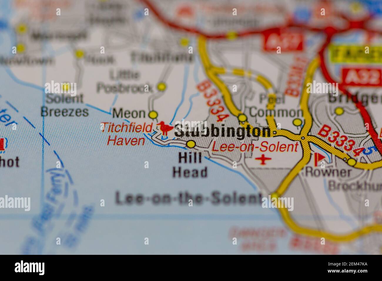 Map of stubbington hi-res stock photography and images - Alamy