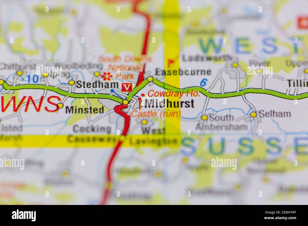 Map of midhurst hi-res stock photography and images - Alamy