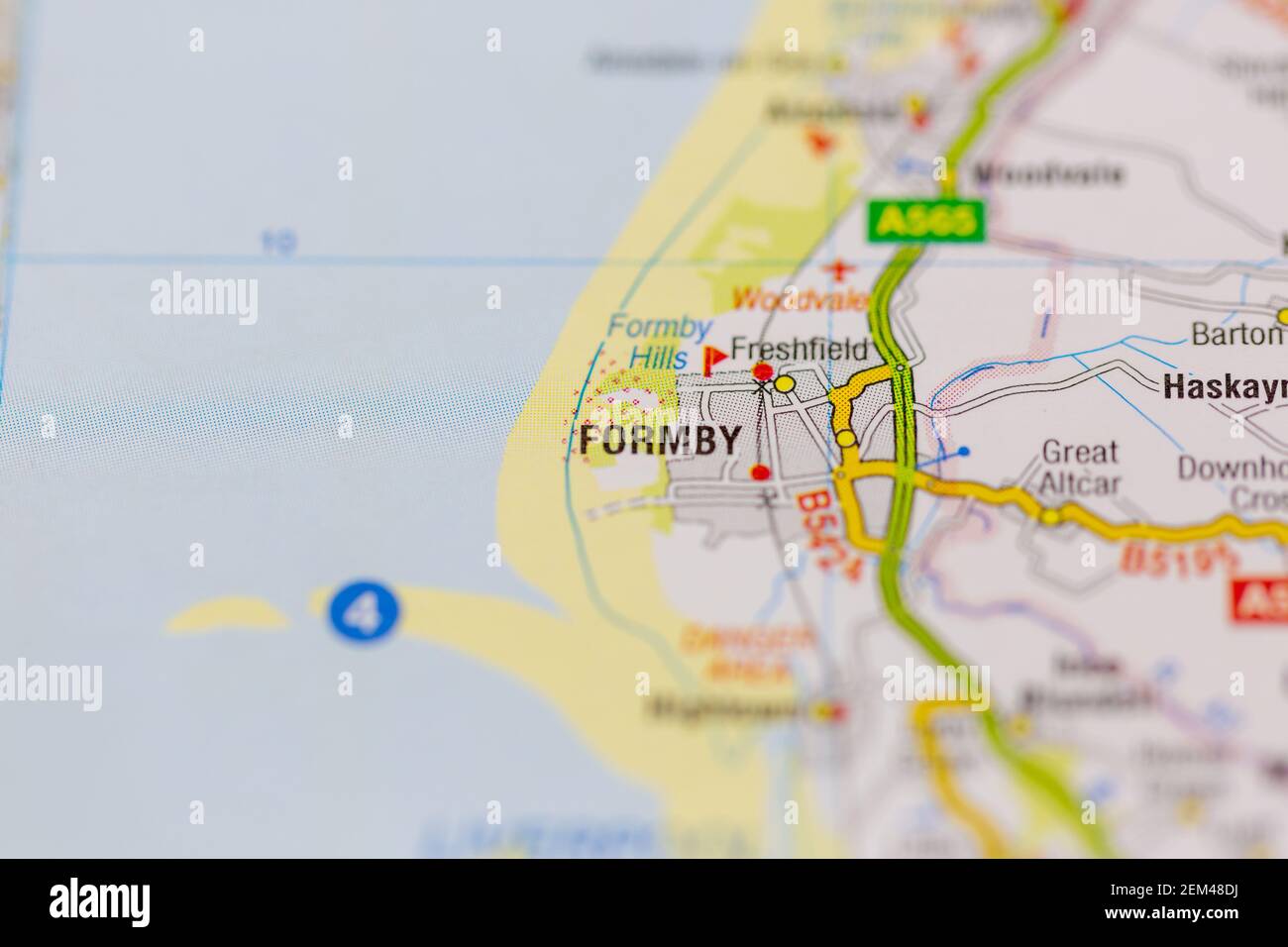 Formby map hi-res stock photography and images - Alamy