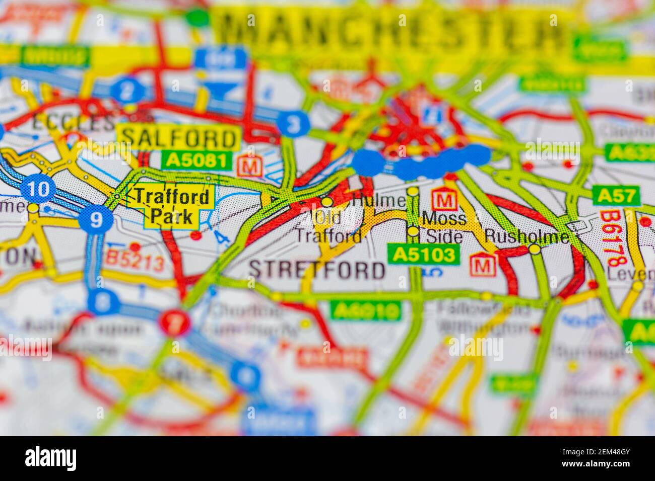 Retro Road Map Background