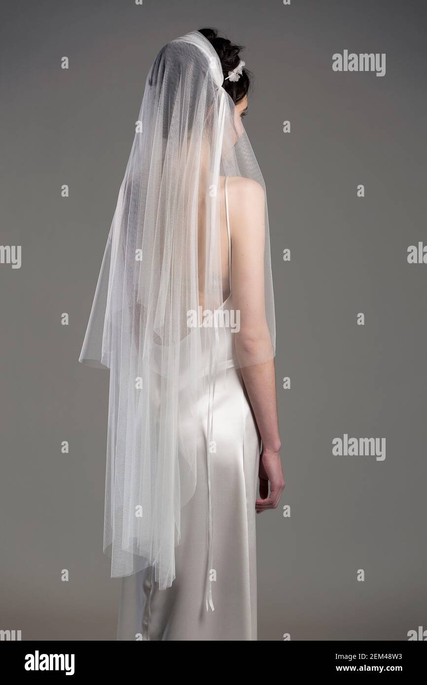 Lace Wedding veil Stock Photo - Alamy