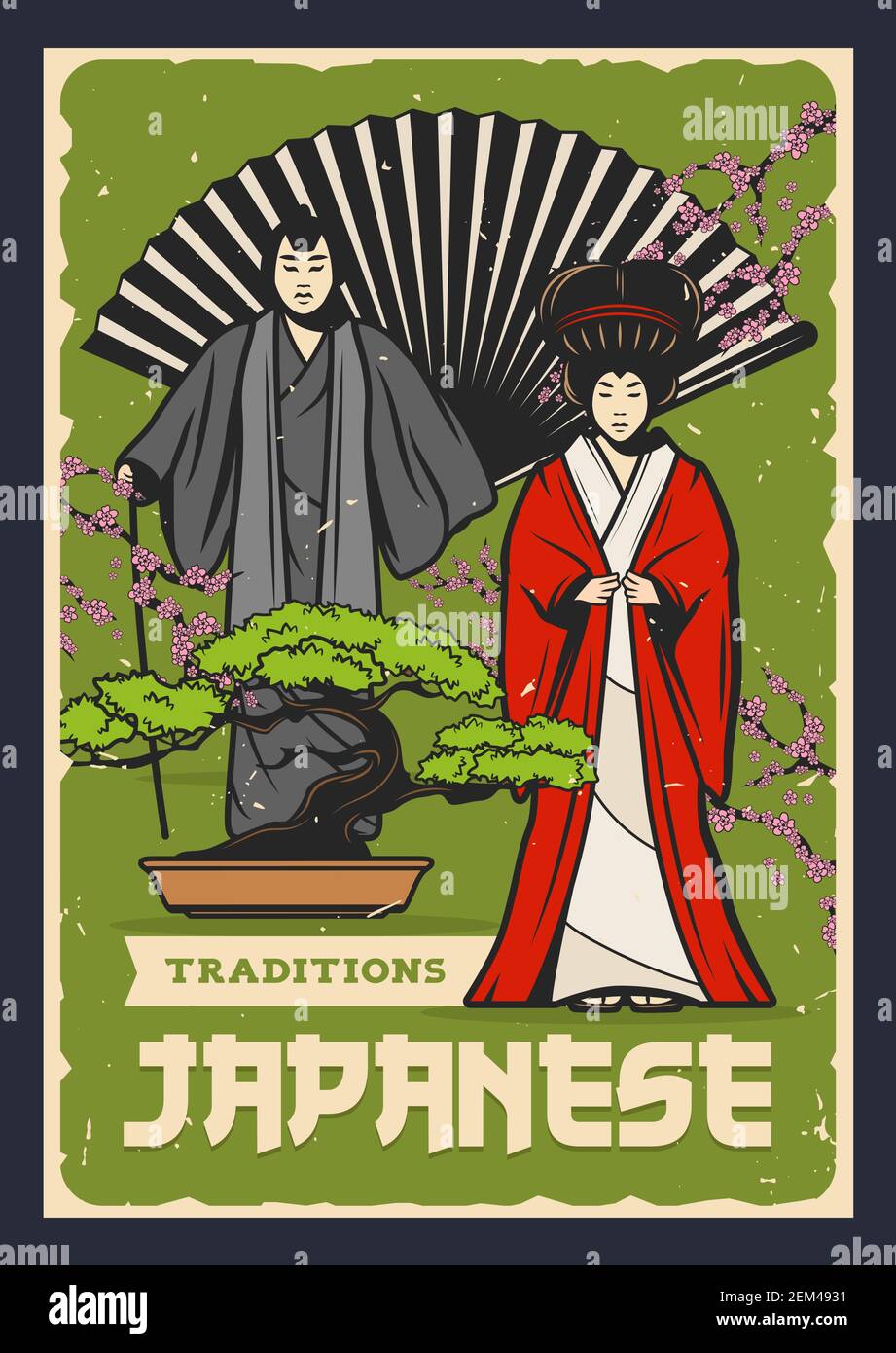 Kabuki actors Stock Vector Images - Alamy