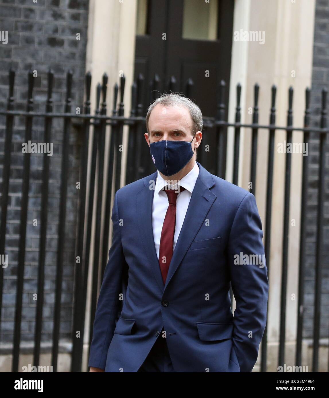 London, England, UK. 24th Feb, 2021. UK Foreign Secretary and First ...