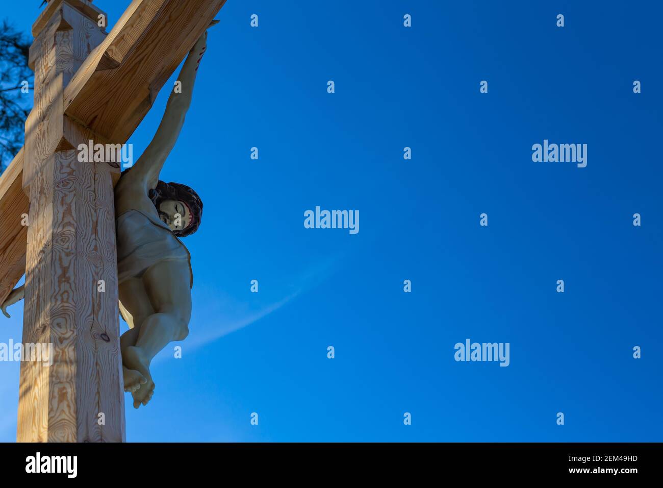 Catholicism roadside cross hi-res stock photography and images - Alamy