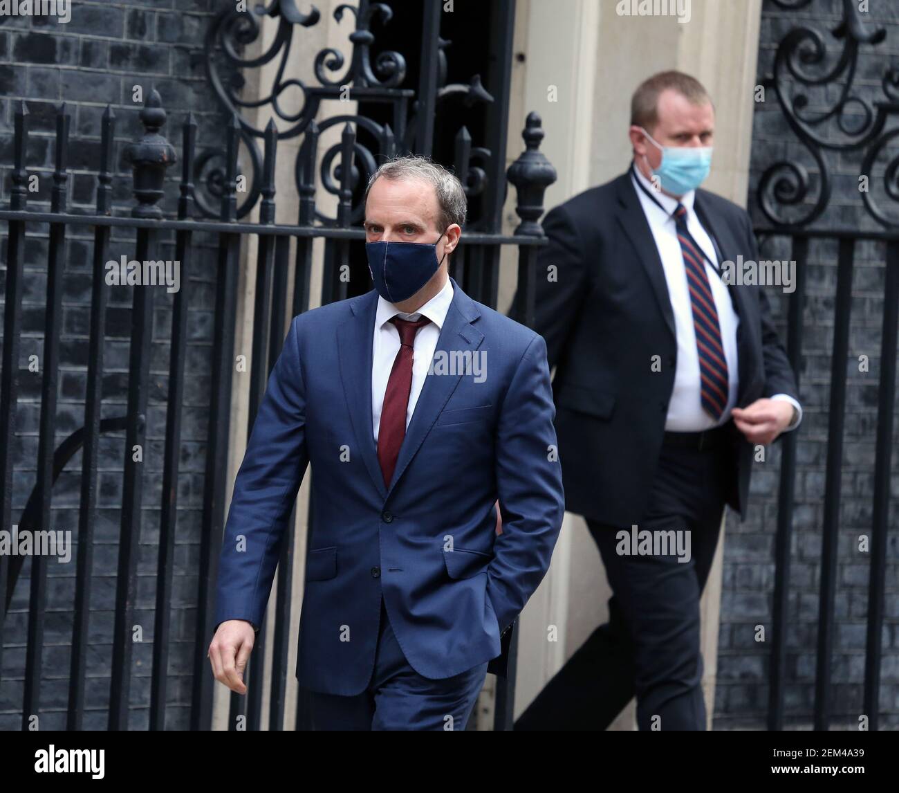 London, England, UK. 24th Feb, 2021. UK Foreign Secretary and First ...