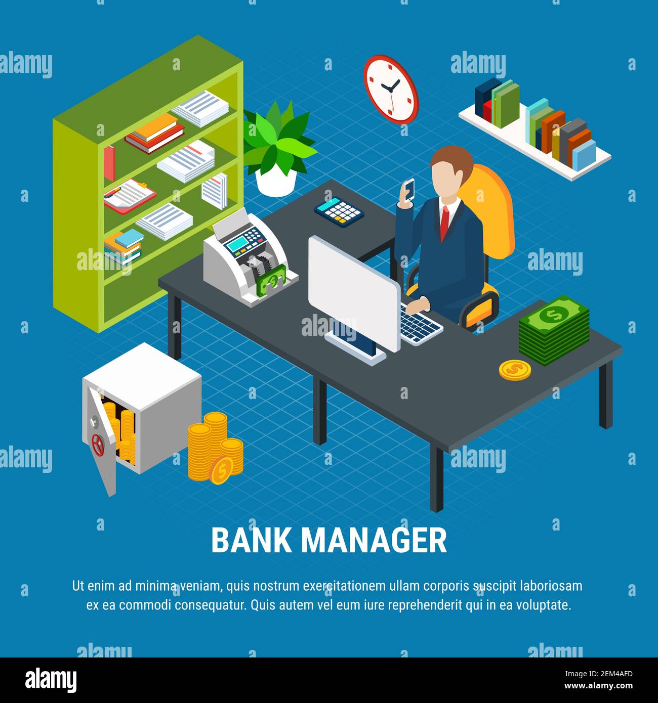 Book on counter Stock Vector Images - Alamy