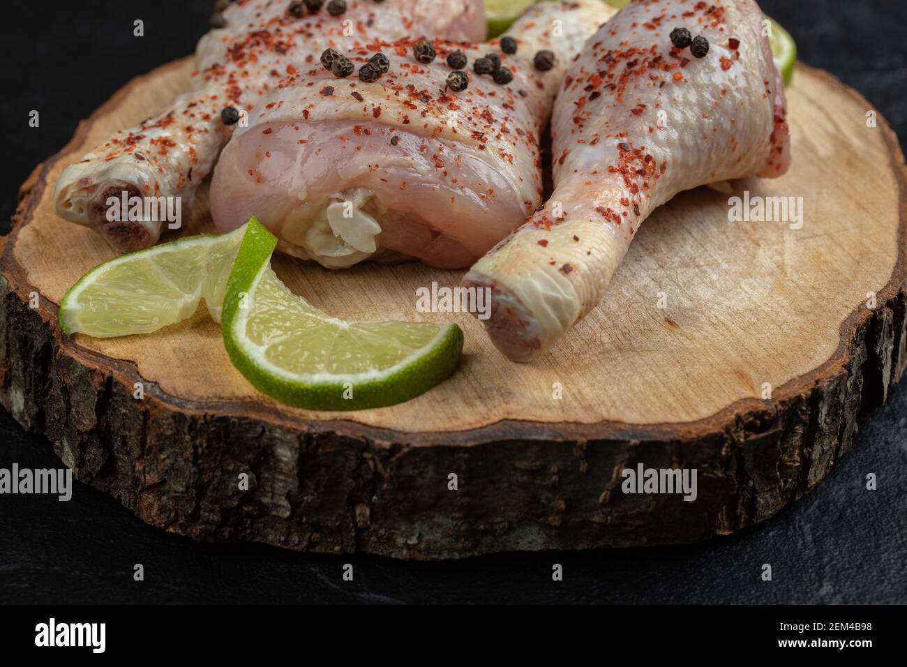 Raw chicken meat close up hi-res stock photography and images - Alamy