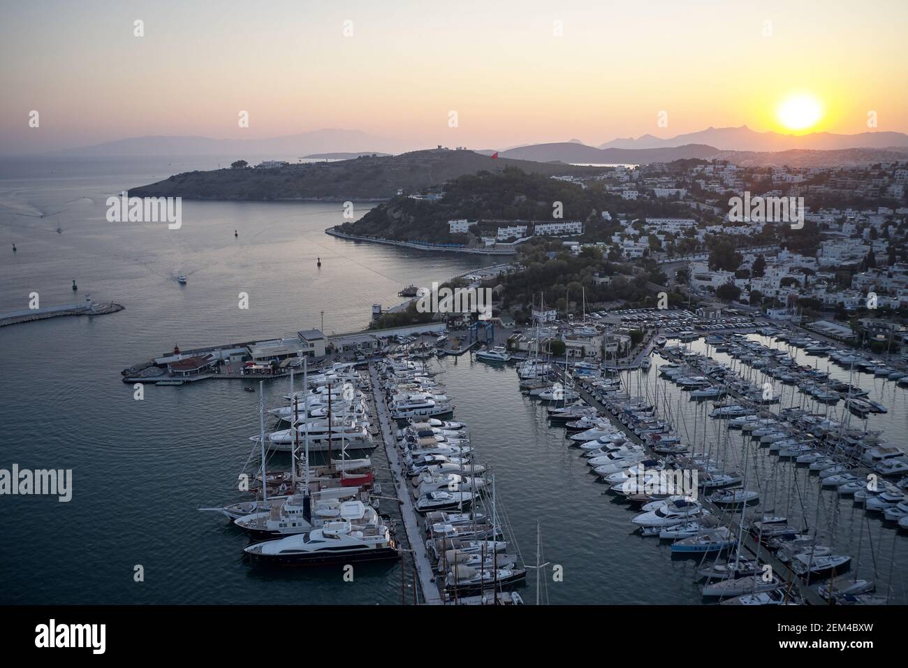 Harbor bodrum in aegean seaside hi-res stock photography and images - Alamy