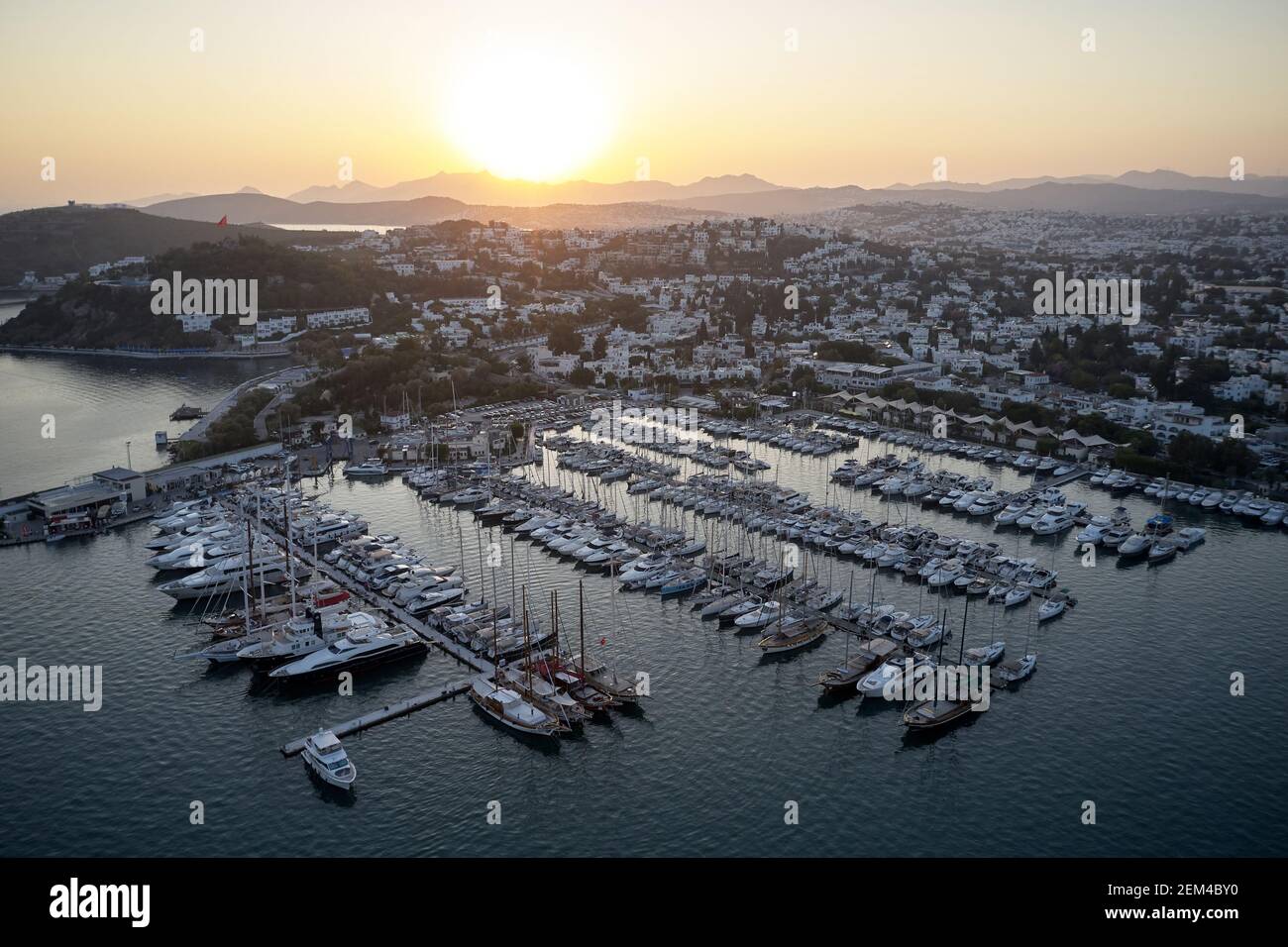 Aerial View Of Bodrum Castle High Resolution Stock Photography and ...