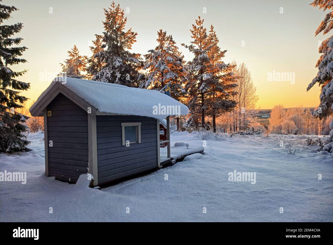Swedish hut hi-res stock photography and images - Alamy