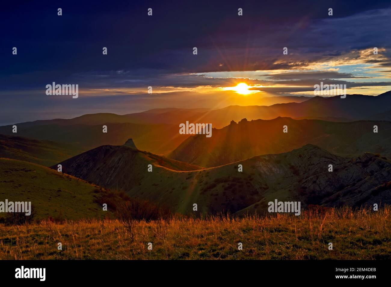 Traveling on the Crimean mountains Stock Photo - Alamy