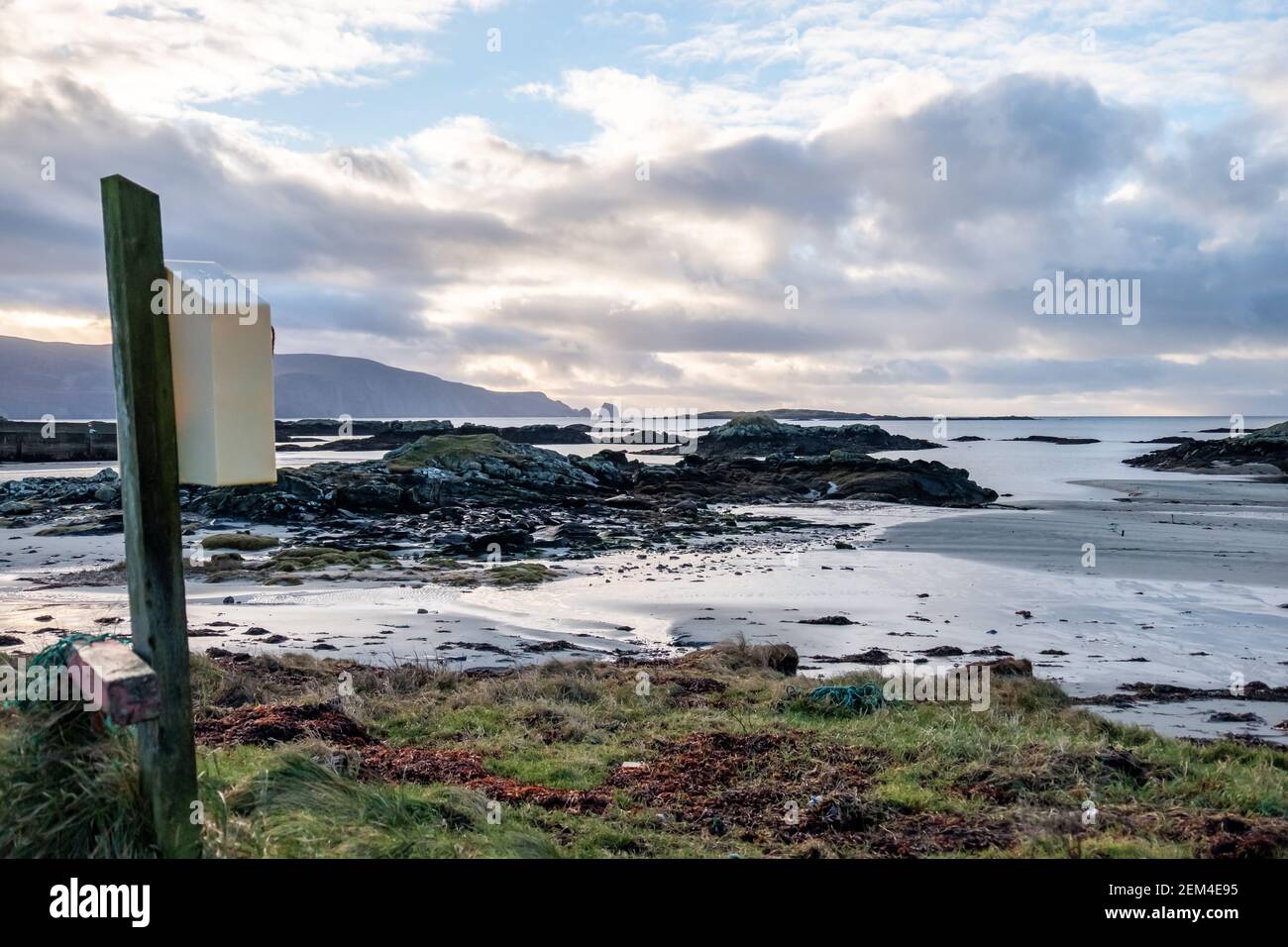 The rocks at the coastline between Rosbeg and Glencolumbkille in County ...