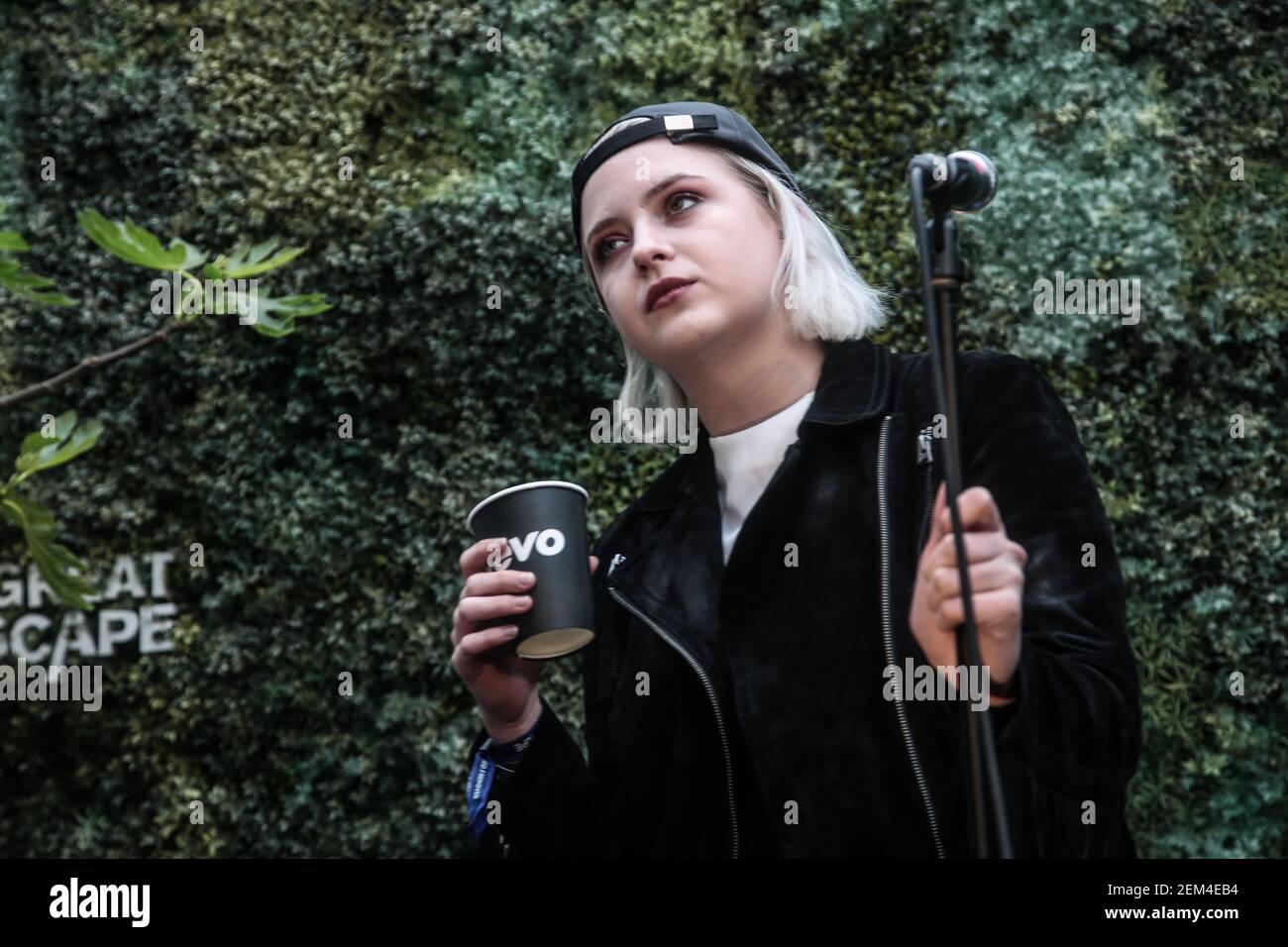 KLOE performing live on the Vevo stage at the Wagner Hall on Day 3 of ...