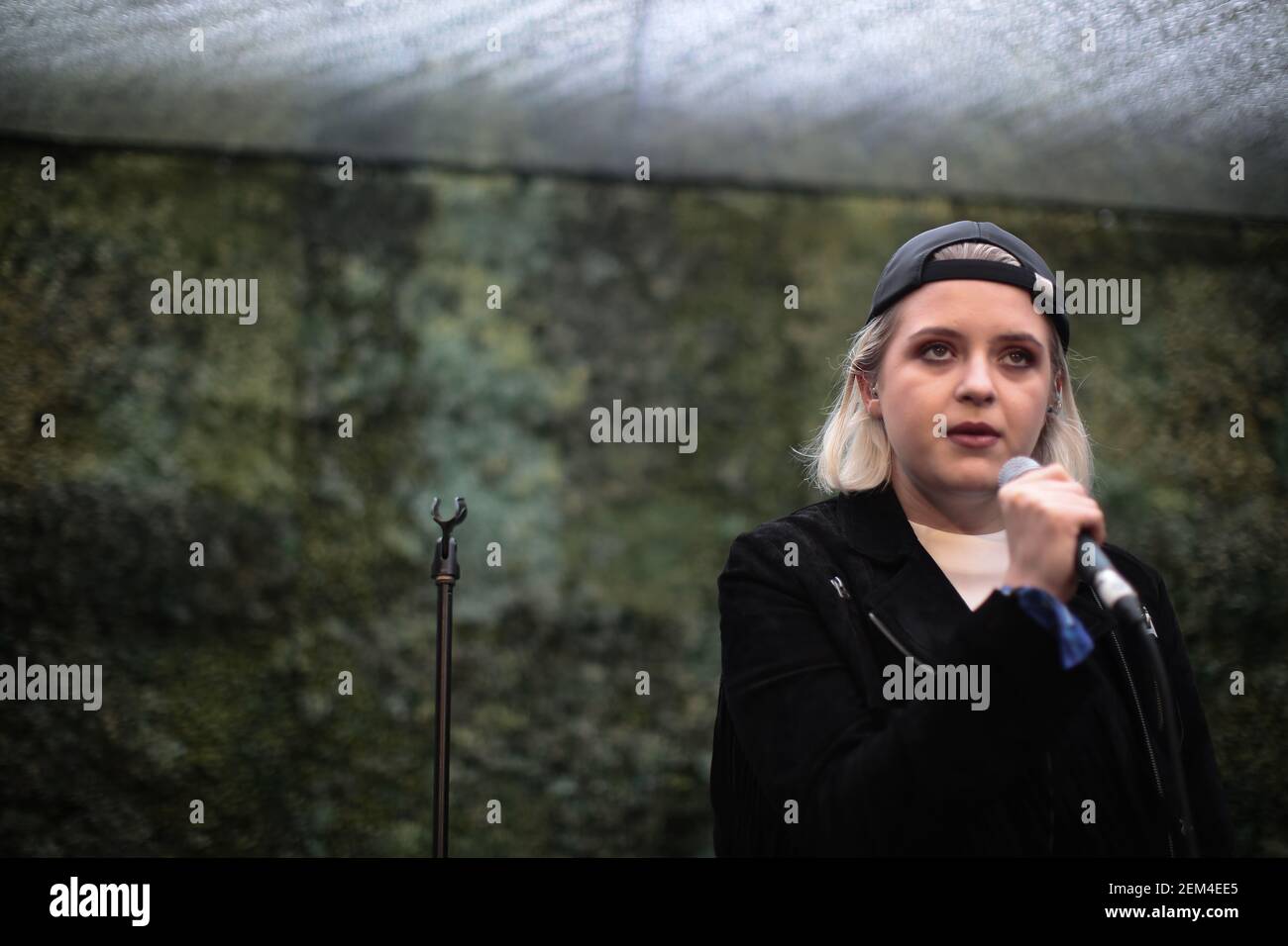 KLOE performing live on the Vevo stage at the Wagner Hall on Day 3 of ...