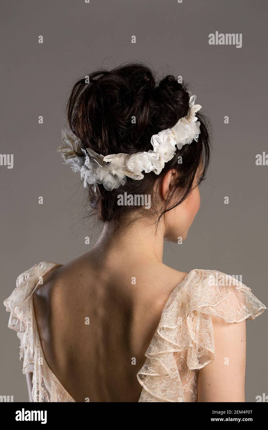 Lace Wedding veil Stock Photo - Alamy