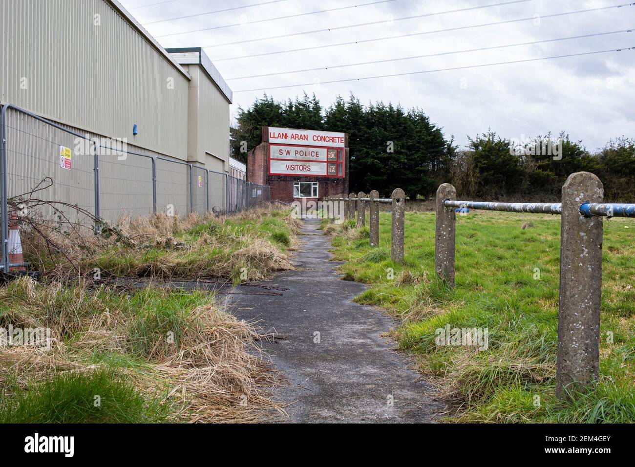 A view of the South Wales Police RFC Waterton Cross ground in Bridgend ...