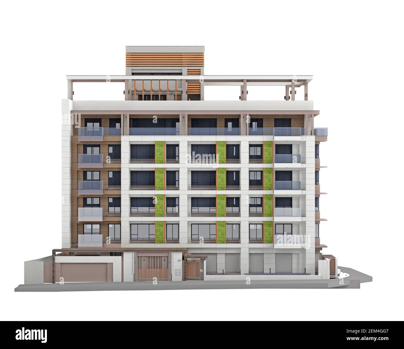 Six story apartment building hi-res stock photography and images - Alamy