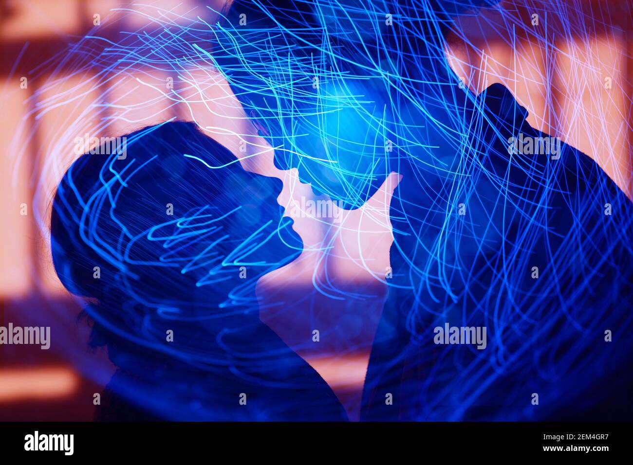 Double face image hi-res stock photography and images - Alamy