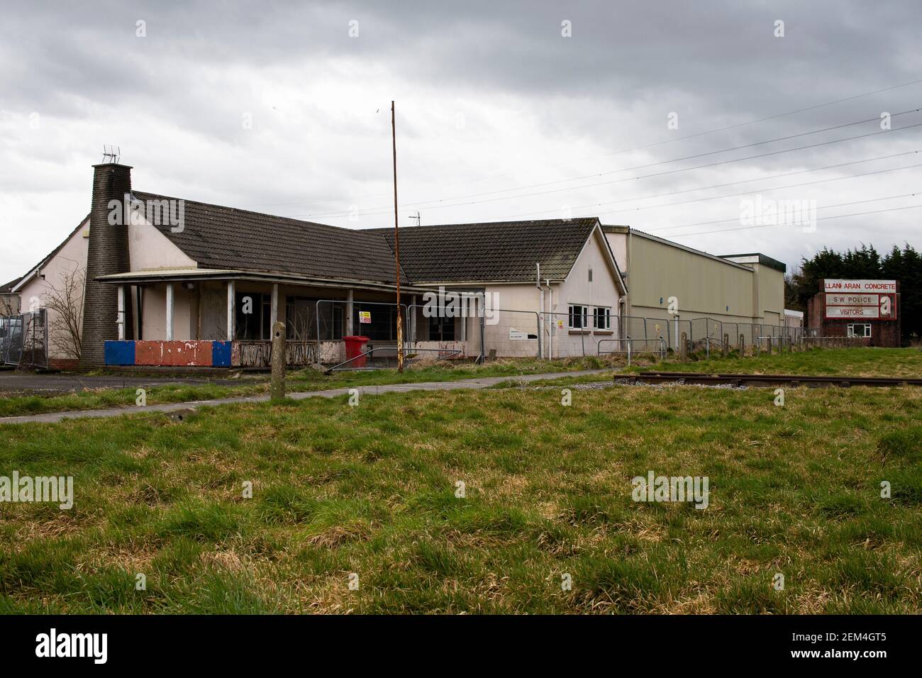 A view of the South Wales Police RFC Waterton Cross ground in Bridgend ...