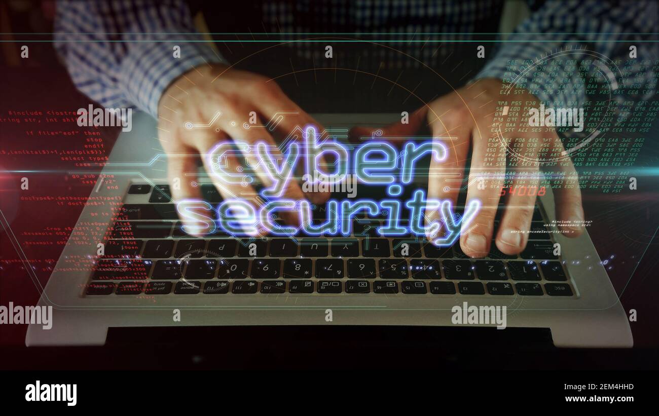 Cyber Security Concept Internet Protection Network And Computer