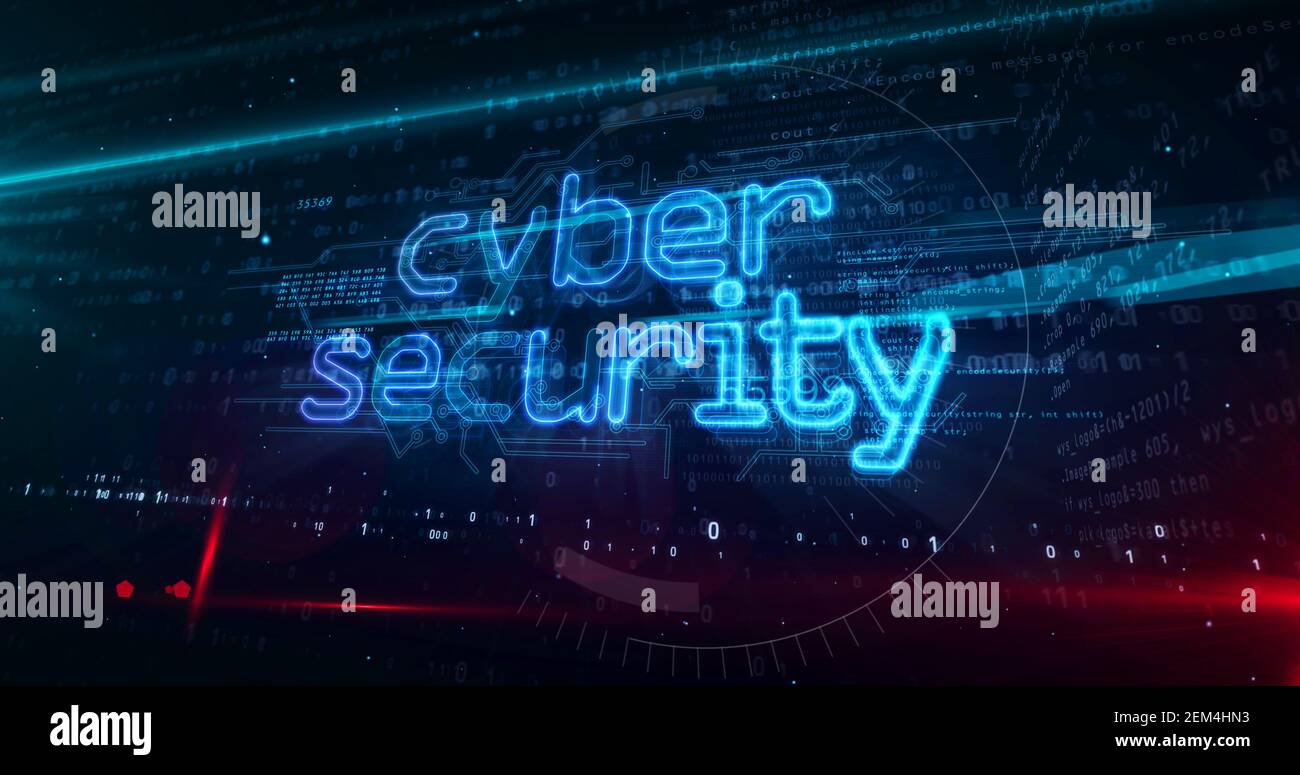 Cyber security concept, internet protection, network and computer ...