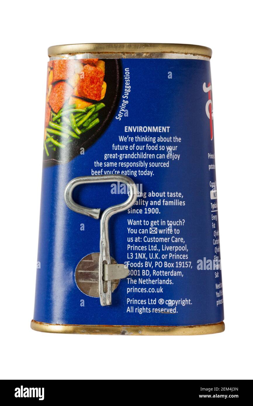 Can of princes corned beef hi-res stock photography and images - Alamy