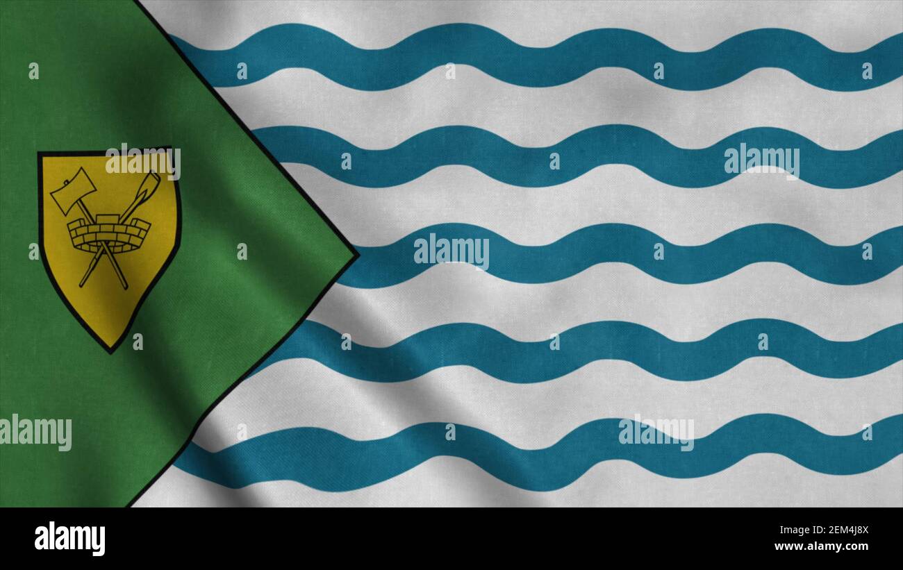 Vancouver waving flag illustration hi-res stock photography and images ...