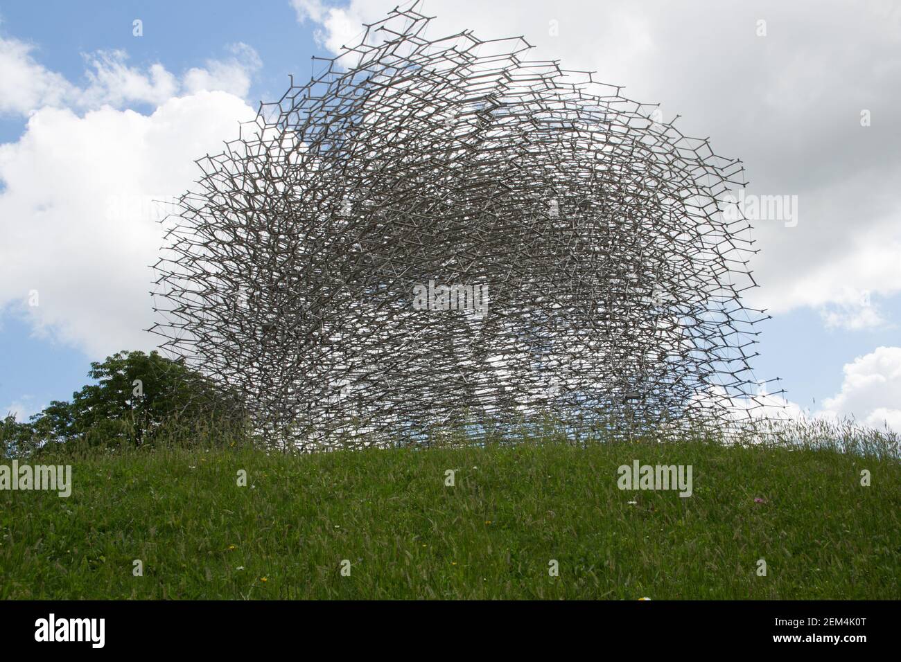 The Hive pavilion is unveiled at Kew Gardens, London. Designed by ...
