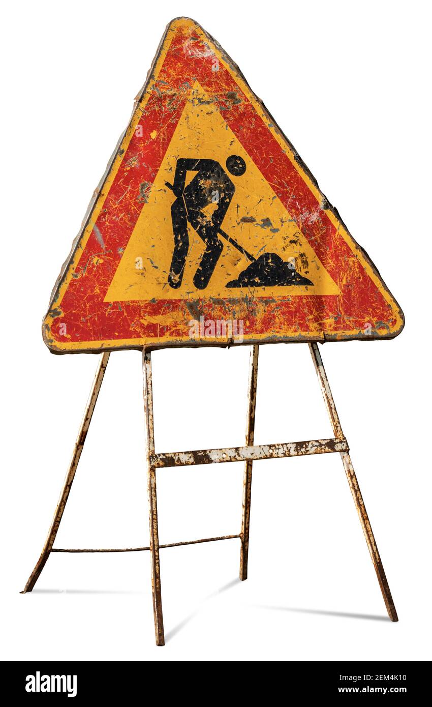 Men At Work Sign High Resolution Stock Photography and Images - Alamy