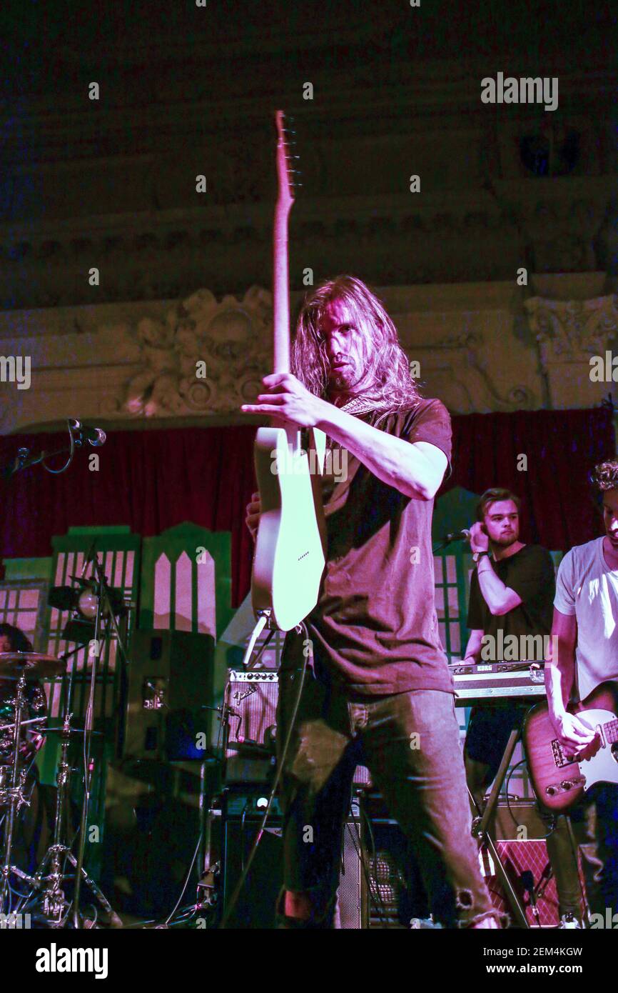 Pleasure Beach performing live on stage at Bush Hall as part of the ...