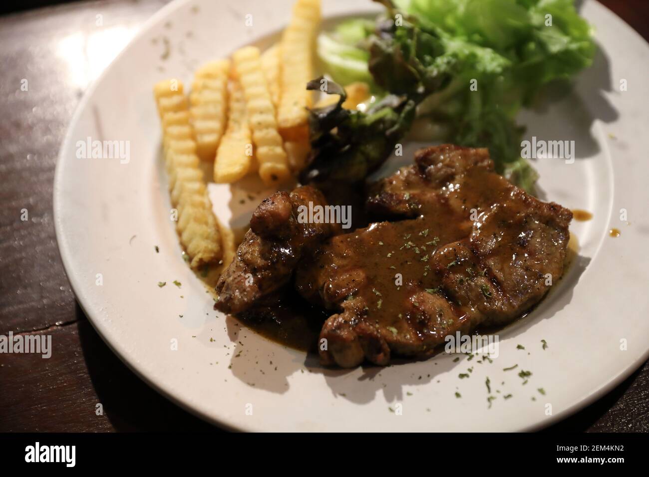Roasted beef steak salt hi-res stock photography and images - Alamy