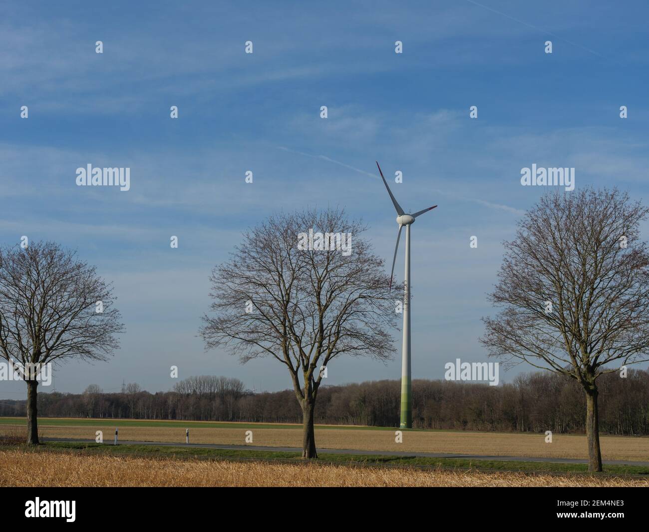 the small village of wuellen in the german muensteralnd Stock Photo - Alamy