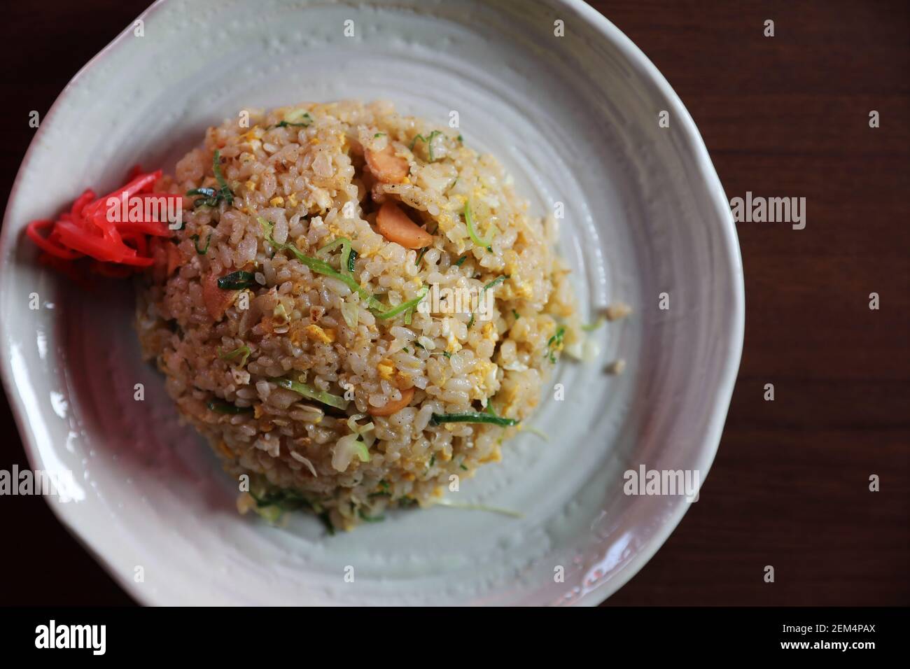 Fired rice chahan japanese fried rice Stock Photo - Alamy