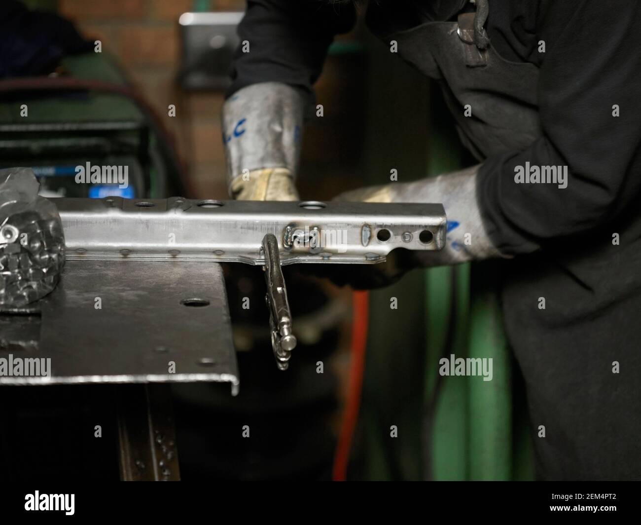 Machine in metal workshop view hi-res stock photography and images - Alamy