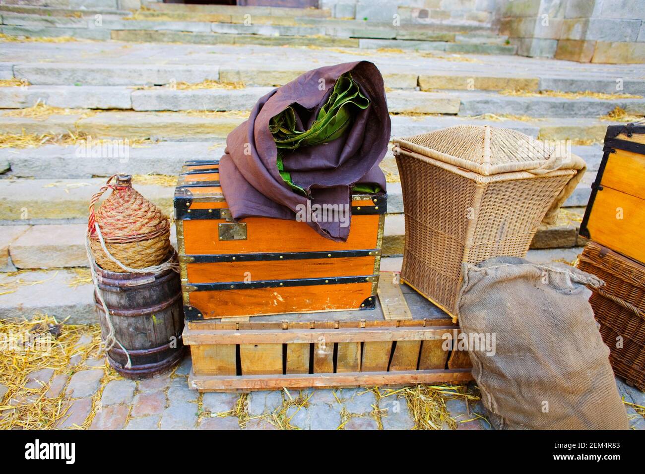 Wooden objects hi-res stock photography and images - Alamy