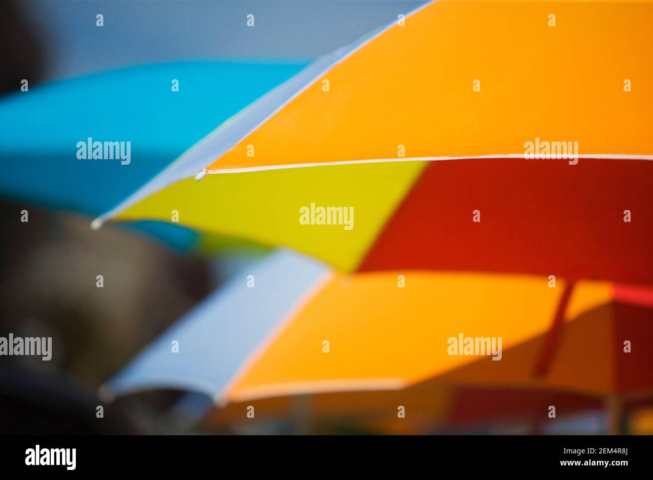 Multi color beach umbrella hi-res stock photography and images - Alamy