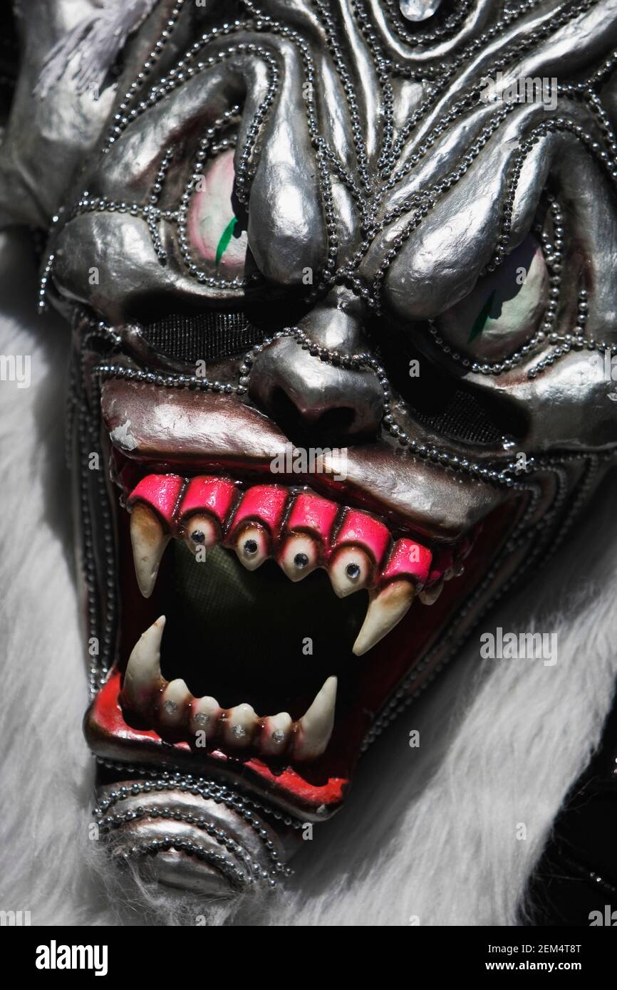 Close-up of a mask Stock Photo - Alamy